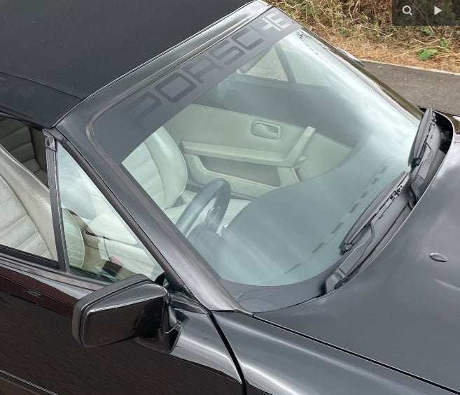 PORSCHE NEGATIVE SUN VISOR DECAL FOR 944 924 AND 968 – VINYLSPORTCLASSIC