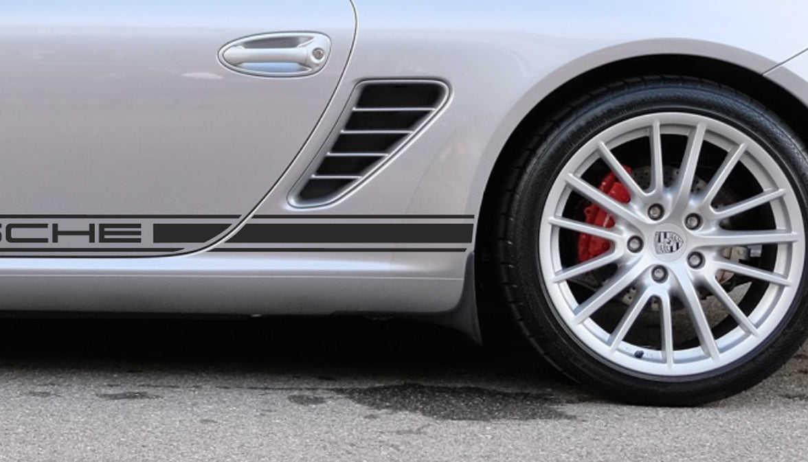 PORSCHE BOXSTER 987 SIDE GRAPHICS STRIPES DECAL SET – VINYLSPORTCLASSIC
