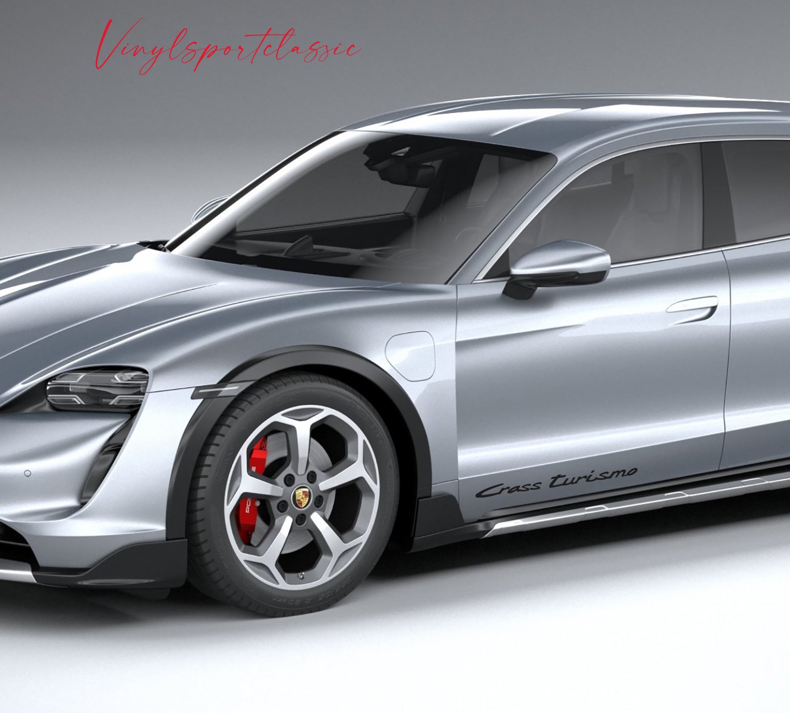 PORSCHE TAYCAN CROSS TURISMO DOOR DECAL SET – VINYLSPORTCLASSIC