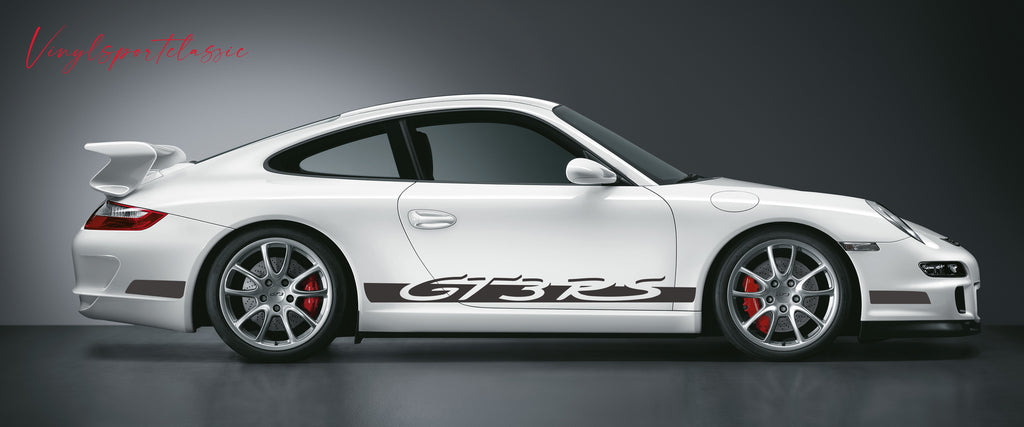 GT3 RS SIDE SCRIPT VINYL DECALS FOR 996 997 – VINYLSPORTCLASSIC