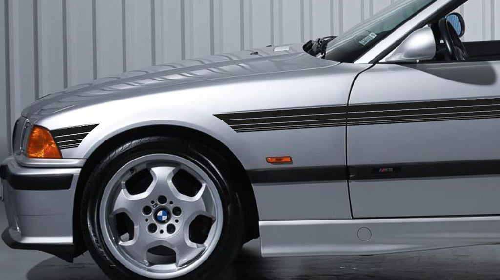 HARTGÉ SIDE STRIPES DECAL FOR BMW E36 2 DOOR COUPE – VINYLSPORTCLASSIC