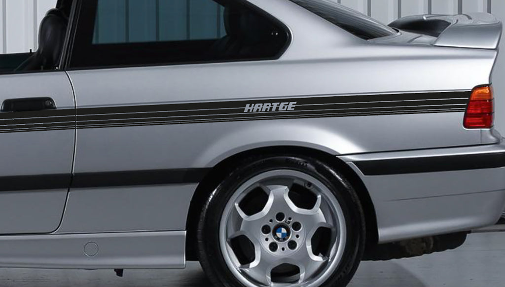 HARTGÉ SIDE STRIPES DECAL FOR BMW E36 2 DOOR COUPE – VINYLSPORTCLASSIC