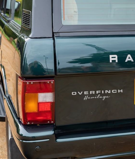 OVERFINCH HERITAGE DECAL FOR RANGE ROVER – VINYLSPORTCLASSIC