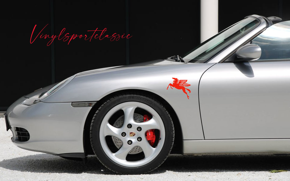 PEGASUS PORSCHE DECAL SET – VINYLSPORTCLASSIC