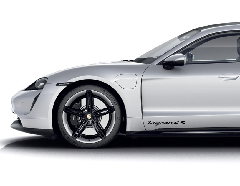 PORSCHE TAYCAN 4S DOOR DECAL SET VINYLSPORTCLASSIC