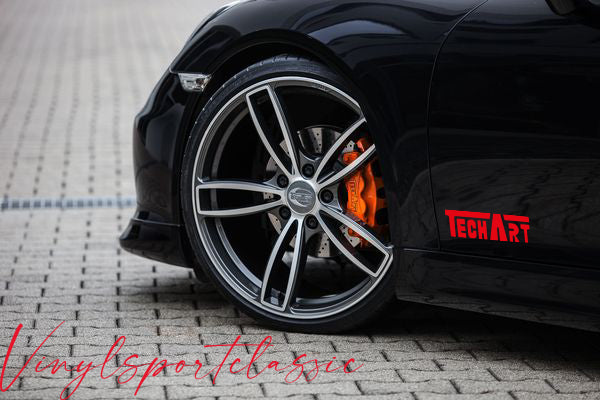 2X TECHART DECALS FOR PORSCHE – VINYLSPORTCLASSIC