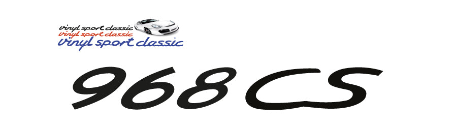 968 CS DECAL FOR PORSCHE – VINYLSPORTCLASSIC