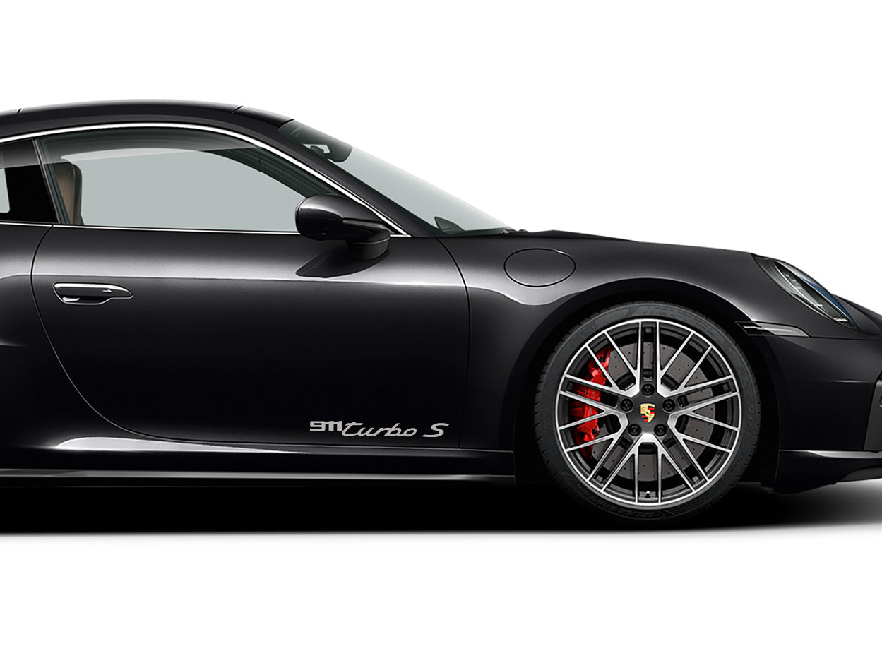 PORSCHE 991 992 TURBO S DOOR DECAL SET – VINYLSPORTCLASSIC