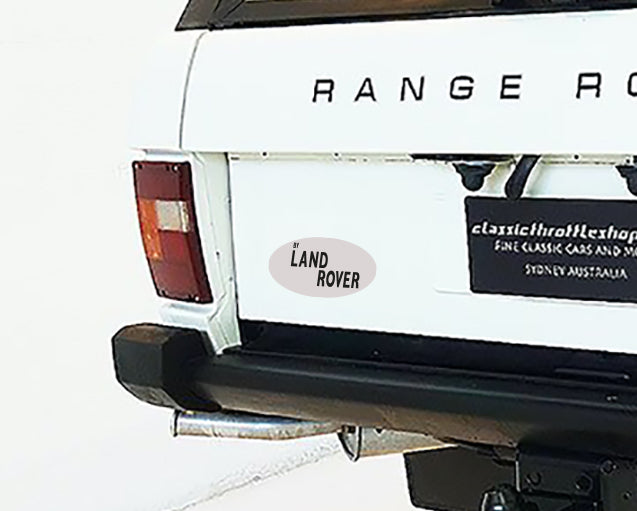 BY LAND ROVER CLASSIC DECAL FOR RANGE ROVER – VINYLSPORTCLASSIC