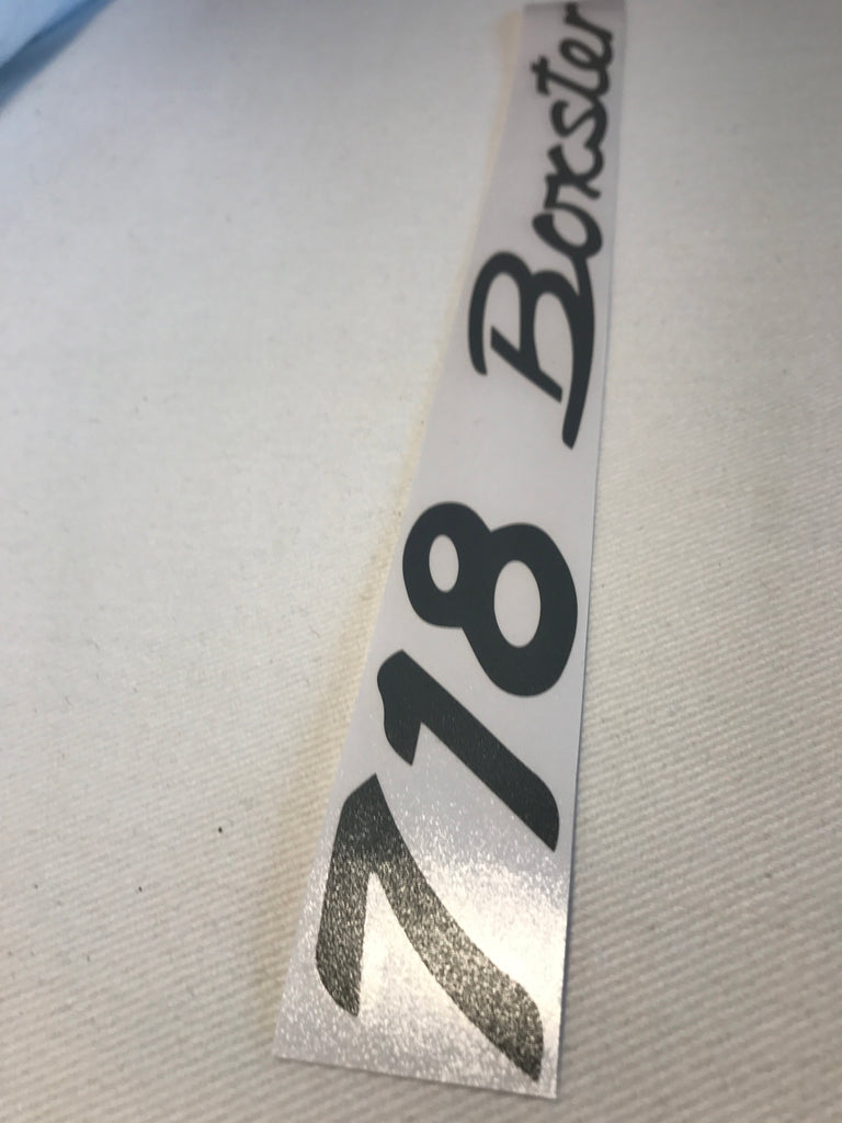 718 BOXSTER S DOOR DECAL SET FOR PORSCHE – VINYLSPORTCLASSIC