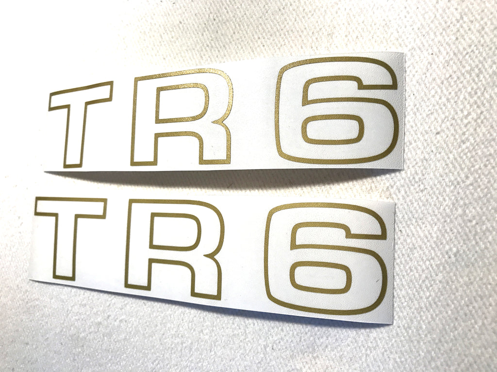 TRIUMPH TR6 SIDE DECALS – VINYLSPORTCLASSIC