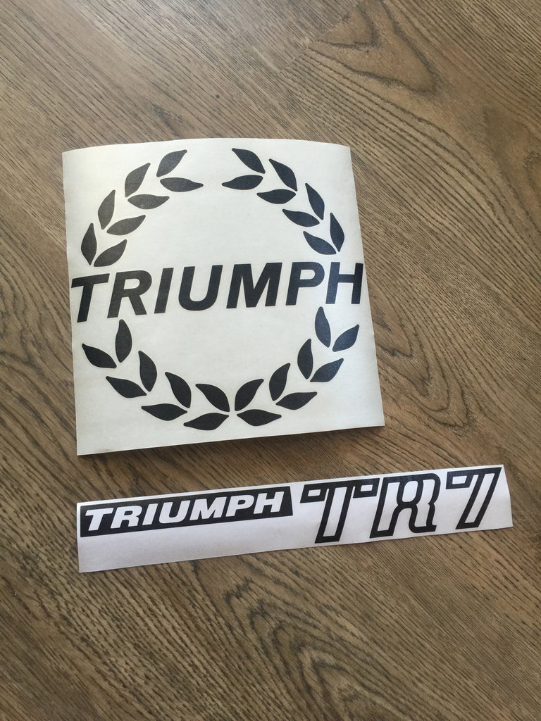 TRIUMPH TR7 badge set – VINYLSPORTCLASSIC