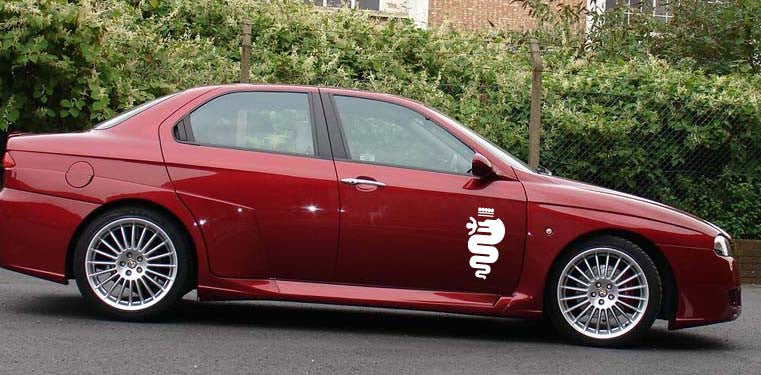 2X ALFA ROMEO CLASSIC SNAKE DECAL – VINYLSPORTCLASSIC