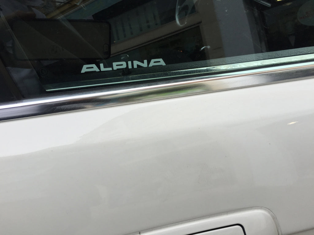 ALPINA WINDOW DECALS – VINYLSPORTCLASSIC