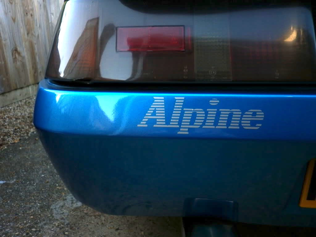 RENAULT ALPINE GTA REAR DECAL – VINYLSPORTCLASSIC