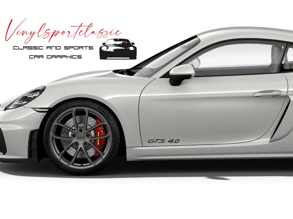 GTS 4.0 DECAL SET FOR PORSCHE CAYMAN AND BOXSTER GTS – VINYLSPORTCLASSIC