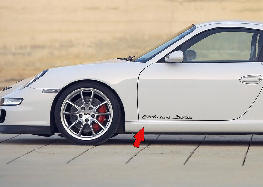 PORSCHE EXCLUSIVE SERIES DOOR DECAL SET – VINYLSPORTCLASSIC