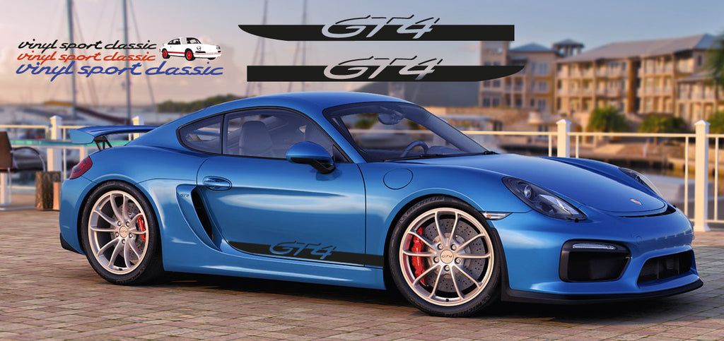 PORSCHE CAYMAN GT4 SIDE GRAPHICS – VINYLSPORTCLASSIC