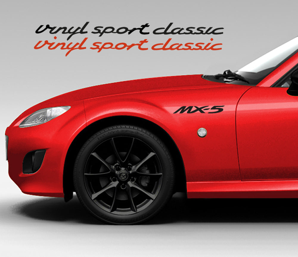 MAZDA MX5 LOGO HIGH QUALITY STICKER – VINYLSPORTCLASSIC