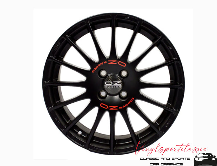 OZ RACING SUPER TURISMO WHEEL DECAL SET 16" – VINYLSPORTCLASSIC