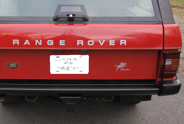 RANGE ROVER HUNTER REAR DECAL – VINYLSPORTCLASSIC